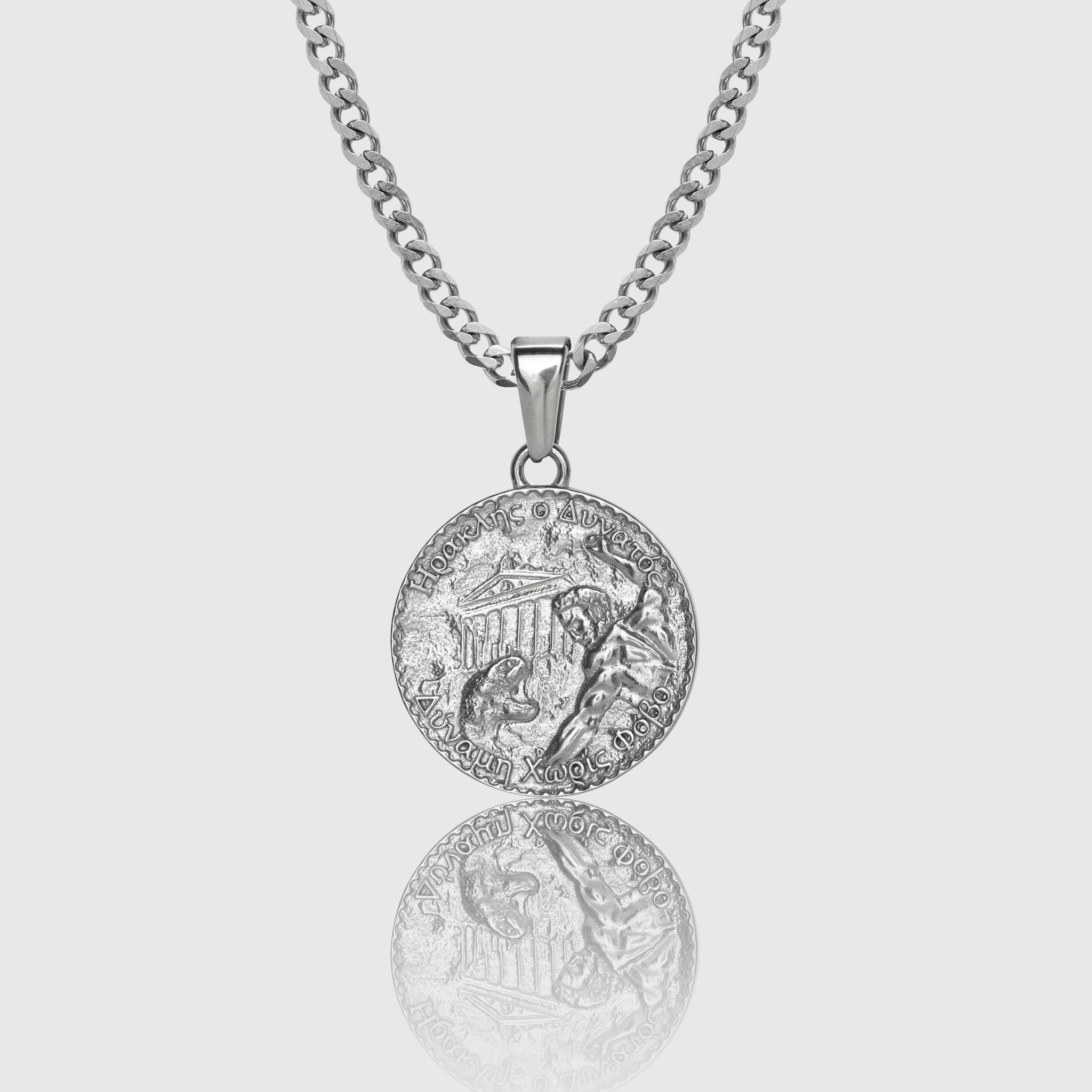 Silver Hercules Pendant - Men's Jewellery - Apollo Untold
